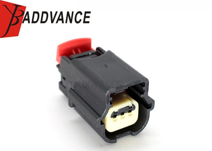 3 Pin Female Molex Connector MX64 31403-3700 , Straight 2.54 mm Pitch ...