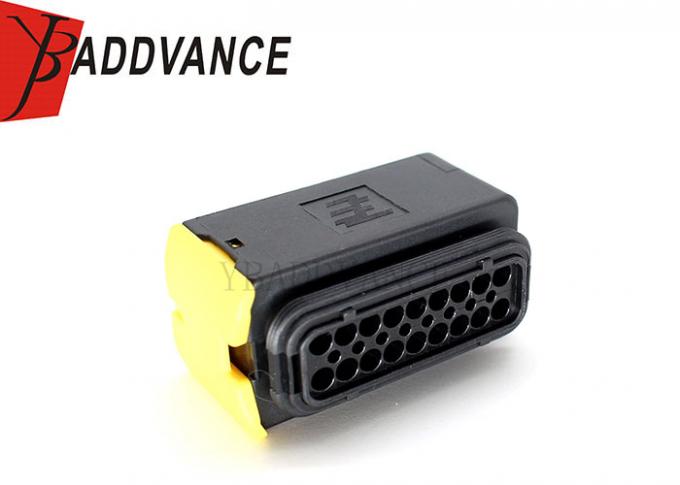 18 Hole Tyco AMP Connectors , TYCO HDSCS Connector 1-1563759-1 Black Color