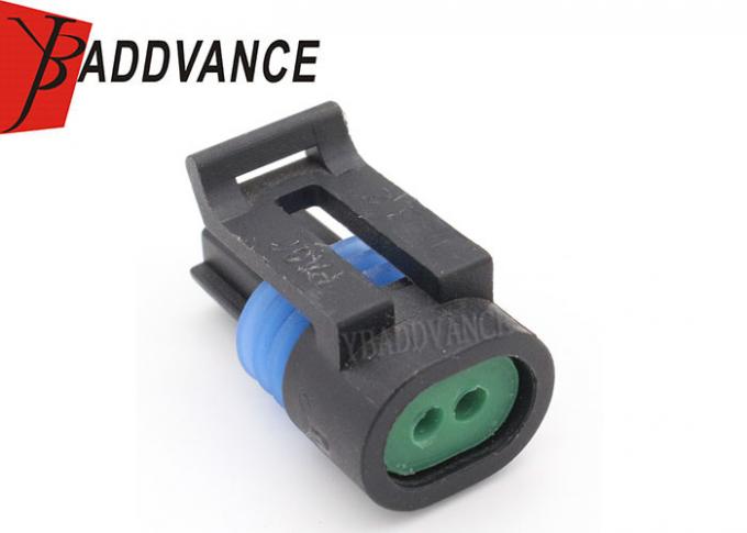 2 Hole Pull to Seat Metri-Pack 150.2 Series Blk Waterproof Connector ...