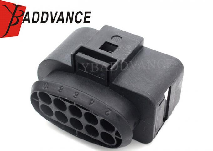 Black FEP Automotive Connectors 1J0 973 735 1J0973735 10 Pin Automotive ...