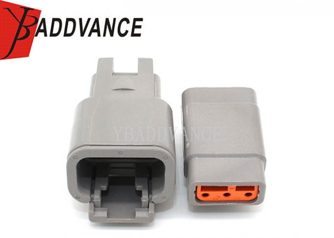 3 Pin Female and Male Deutsch DTM Series Connector DTM06-3S DTM04-3P