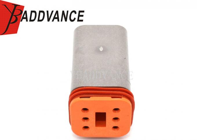 Grey Deutsch Automotive Connectors 6 Way Female TE Connectivity DT06-6S