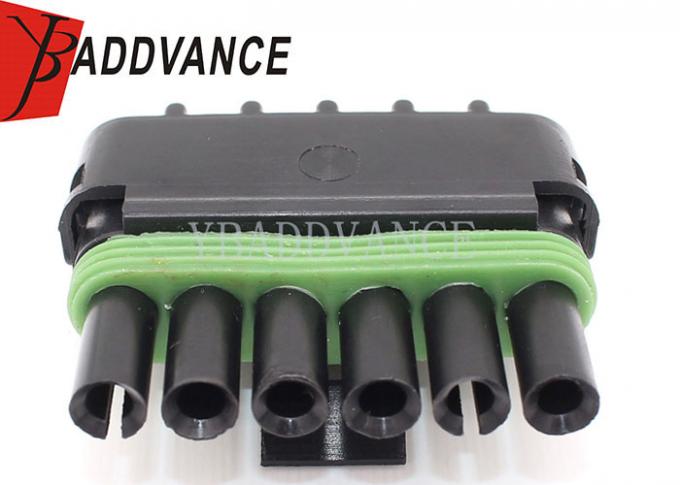 Black 6 Way Female Weather Pack Connector 6 Position 12015799 41x52 ...