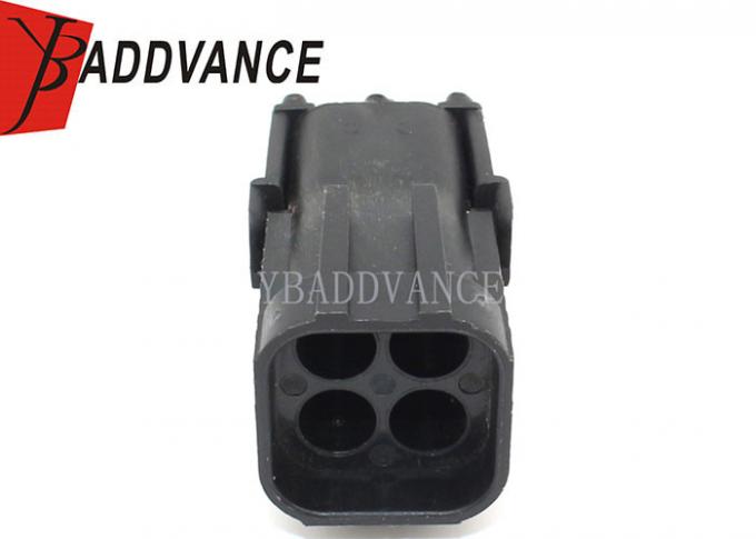 12015024 GM Weather Pack Electrical Connector Square Shroud 4 Pin Male