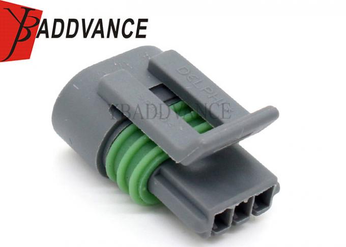 Pull To Seat Series PA66 Waterproof Automotive Connectors 12162280 3 Way