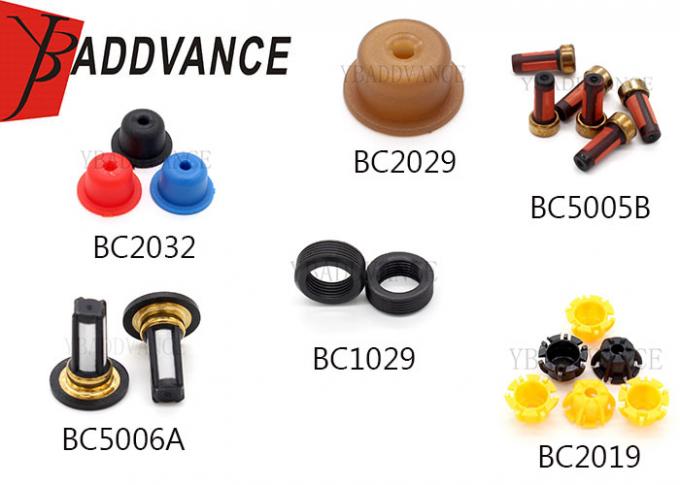 Black Color Fuel Injector Repair Kits Pintle Cap BC2055 Replacement For ...