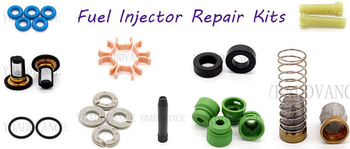 Plastic / Nylon Fuel Injector Spacers BC2002 Green Color For Bosch Injector
