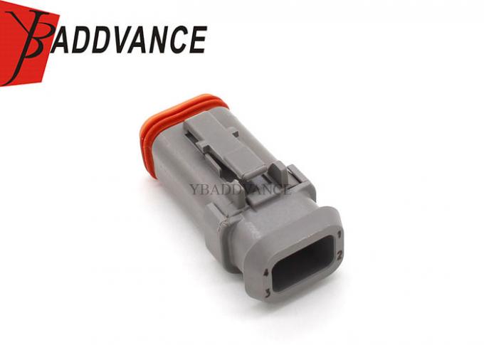 Deutsch DT Gray 4 Way Connector Plug Adapter With Shrink Boot DT06-4S-E008