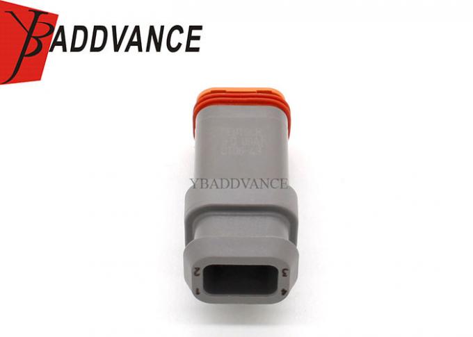 Deutsch DT Gray 4 Way Connector Plug Adapter With Shrink Boot DT06-4S-E008