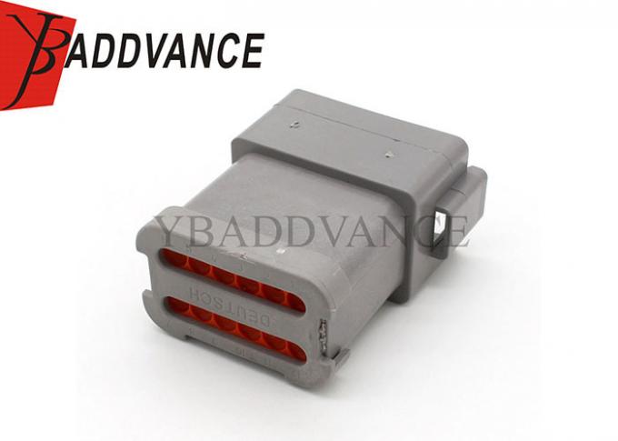 AT04-12PA-P027 12 Way Male Deutsch Connector With Extended Shroud DT04-12PA-E003