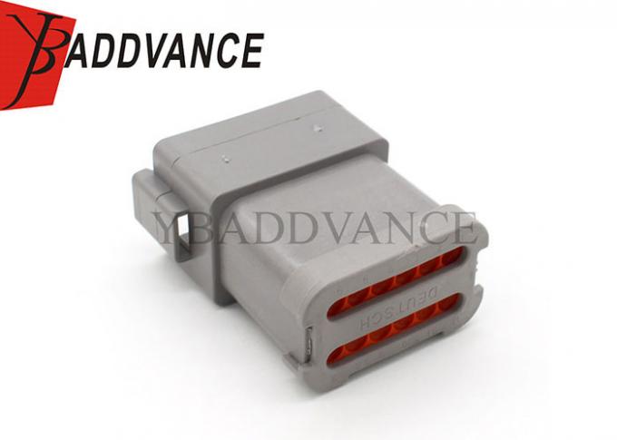 AT04-12PA-P027 12 Way Male Deutsch Connector With Extended Shroud DT04-12PA-E003