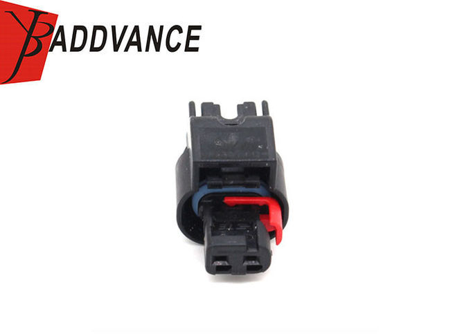 2 Pin Black Female PBT/PA66 Te Connectivity Connectors Automotive ...