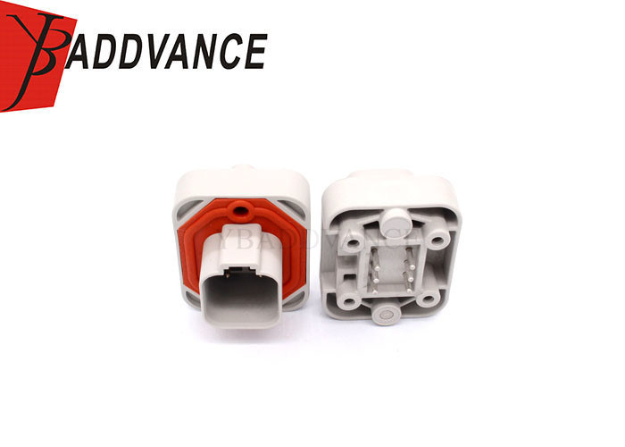 Deutsch DT15 Series 6 Pin Straight Molded PCB Mount Header Auto ...