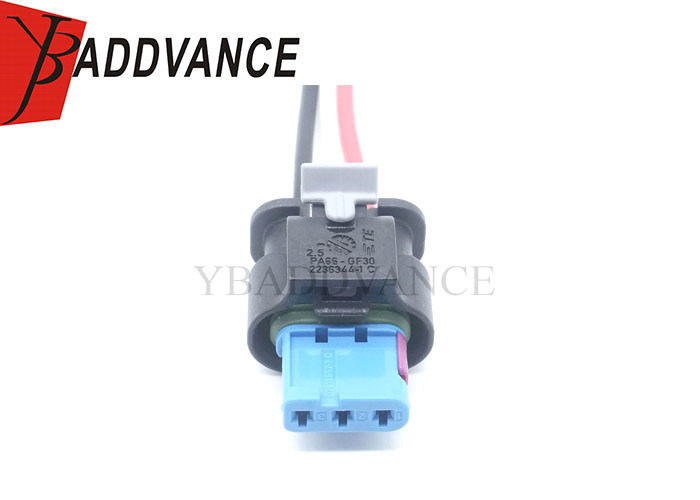 3-2236343-5 TE 3 Pin Connector Wire Parking Sensor Wiring Harness For ...