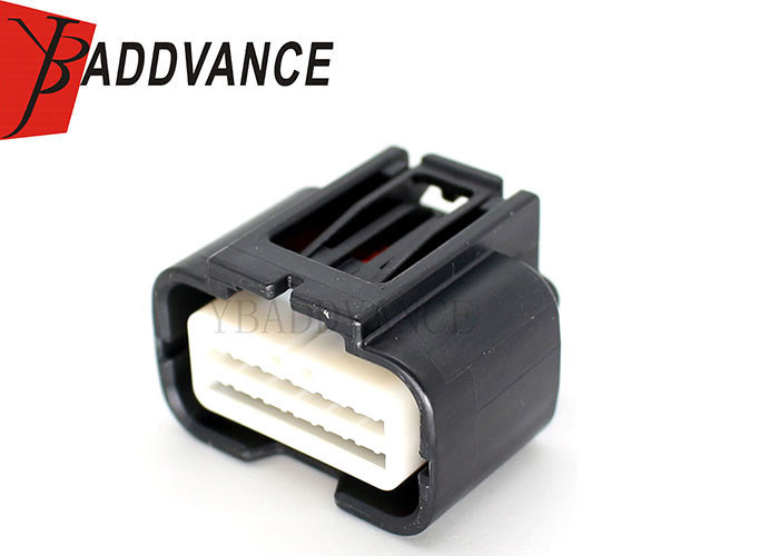 PBT 0.64 Mm 12 Pin Automotive Connector Black Color With Terminals 7283 ...