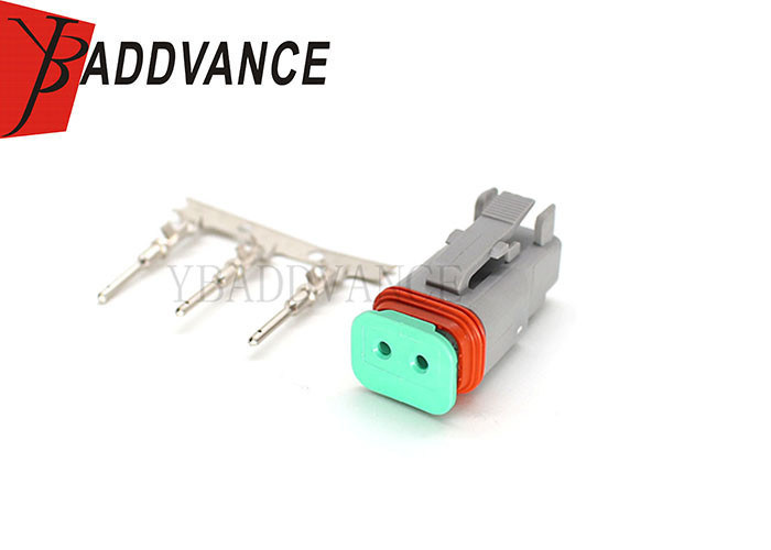 2 Pin Female Deutsch Connector , TE Connectivity Connector DT06-2S ...