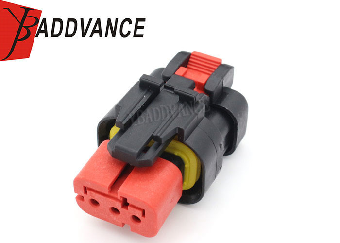 1 Row 3 Pin Amp Superseal Waterproof Connectors 16 Series 18-20 AWG ...