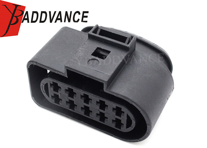 Black FEP Automotive Connectors 1J0 973 735 1J0973735 10 Pin Automotive ...
