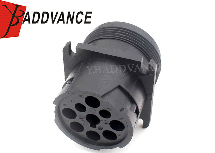HD10-9-1939P 9 Pin Round Connector Flange Threaded Rear Receptacle ...