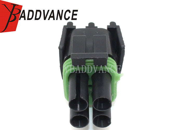 4 Way Female Weather Pack Connector Cable Mount Socket Aptiv / Delphi ...