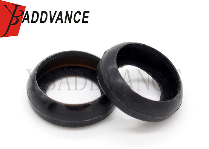 Round Black Rubber Fuel Injector Repair Kits Nozzle Oil Seal BC1024 For ...