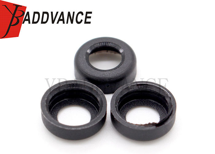 Black Color Fuel Injector Repair Kits Cap For Denso 9.2 X 4.8 X 3mm 12 ...