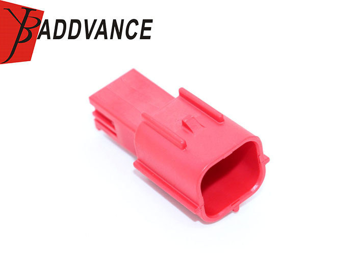 6 Pin Red Male Waterproof Automotive Electrical Connectors For ...