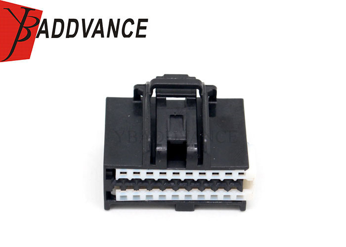 20 Pin Female PBT-GF20 Unsealed Black Automotive Electrical Connectors ...