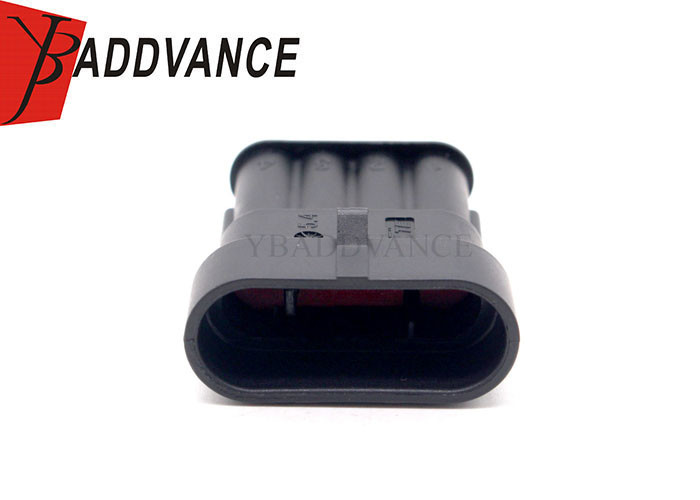 282106-1 4 Pin AMP SUPERSEAL 1.5 Series Waterproof Male Connectors For ...