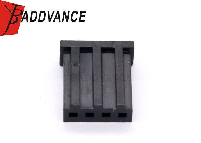 Black Power Plug Female 4 Pin Cable Amp Tyco Connector With Terminals