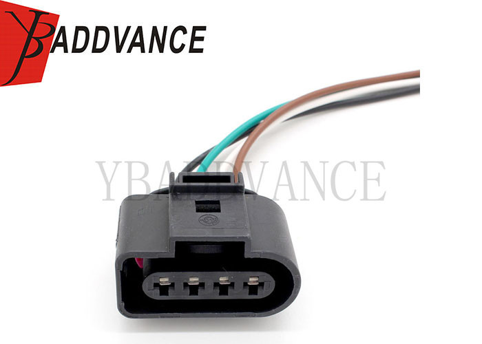 4 Pin Female Ignition Coil Wire Harness Connectors PBT / PA66 For VW ...