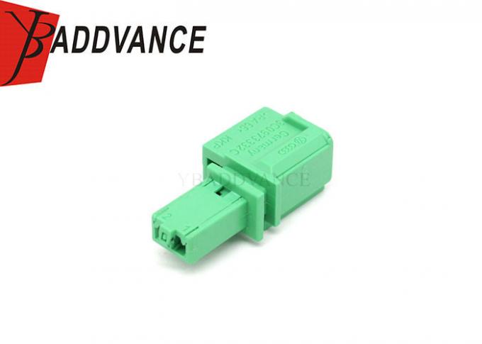 3C0973332C 2 Pin Male Green PA66 FEP Electrical Connector Housing For ...