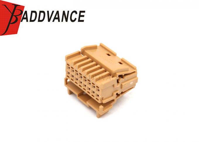 2301695-2 TE 16 Pin Female Brown PBT-GF10 Automotive Wire Harness ...