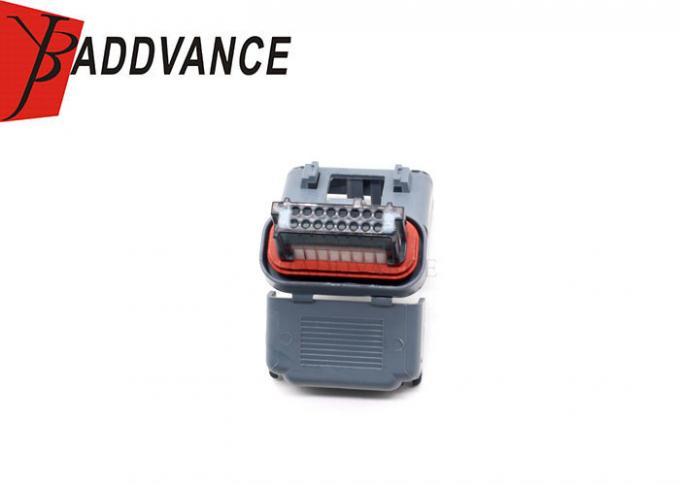 Aptiv 16 Way Electric Motor Waterproof Connector Gray Strain Relief ...