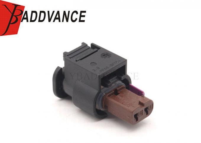 42811300 FEP Waterproof Female 2 Pin Electric Connector With Terminals ...