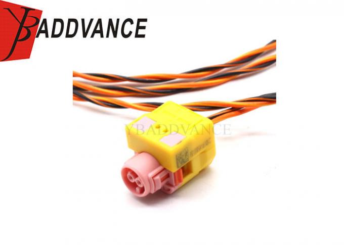ABX-5 Electrical 2 Pin Airbag Connector Plug Wire Harning Pink Body For GM