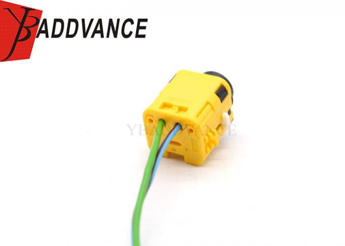 Black and Yellow 2 Pin Female PBT GF15 Auto Airbag Connector Plug Wire ...