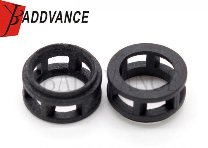 Round Plastic Fuel Injector Spacers Kits Black Color Lightweight 12 ...
