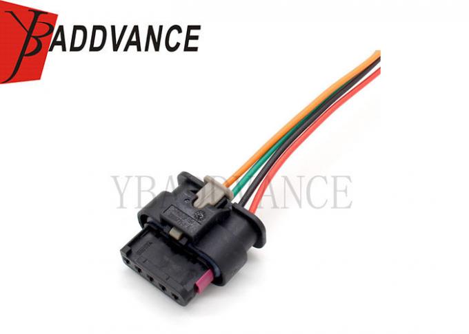 5 Pin Mass Air Flow Sensor Adapter Wire Connector For AUDI VW 4F0973705 ...