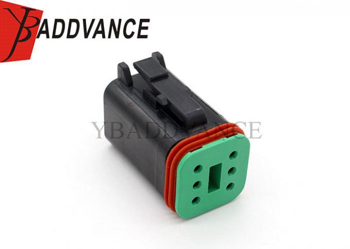 Deutsch DT06-6S-E004 DT Series 6 Socket Plug Black