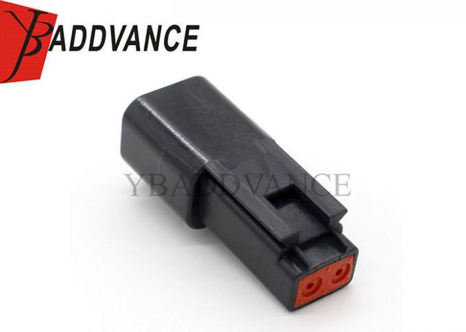 DT04-2P-E004 Deutsch DT 2 Pin Connector Black Receptacle Connector