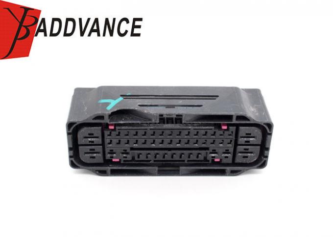 46 Pin Delphi Black Female PBT-GF20 Automotive Sealed Connector For VW