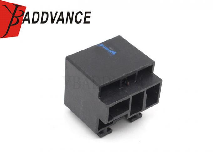 5 Pin Black Unsealed Electric Automotive Relay Connector Housing
